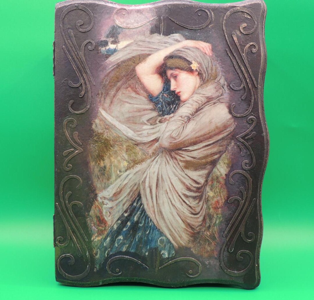 Handcrafted Art Box: Elegant Lady Design - Etsy