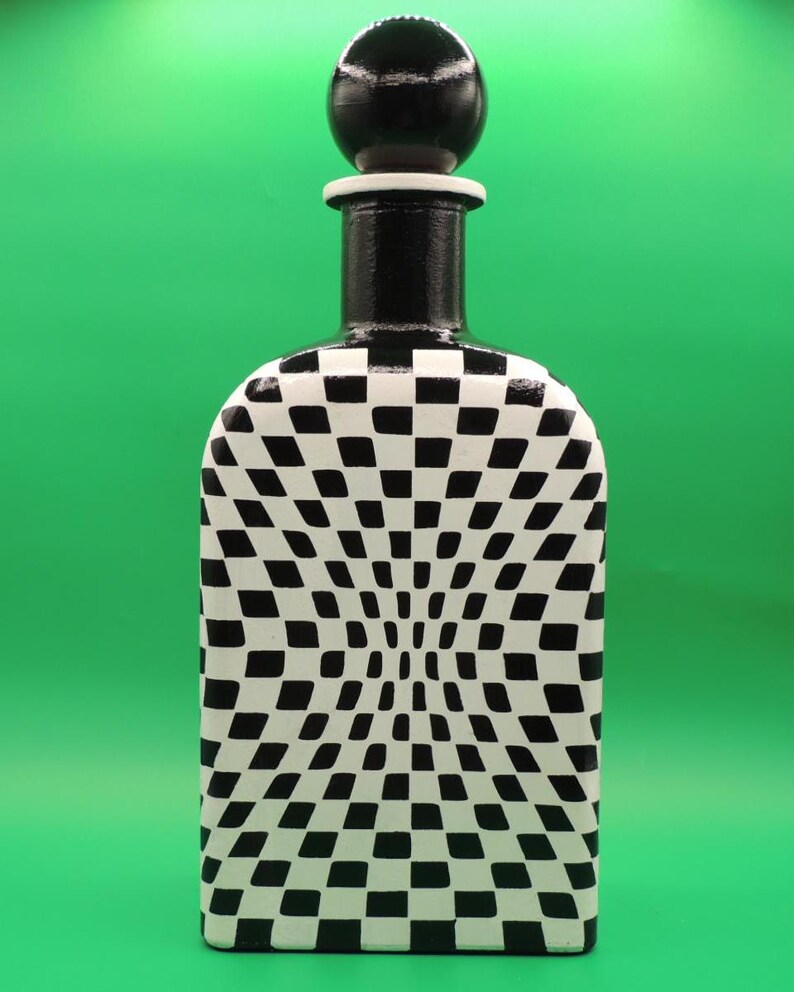 Checkered Vase - Etsy