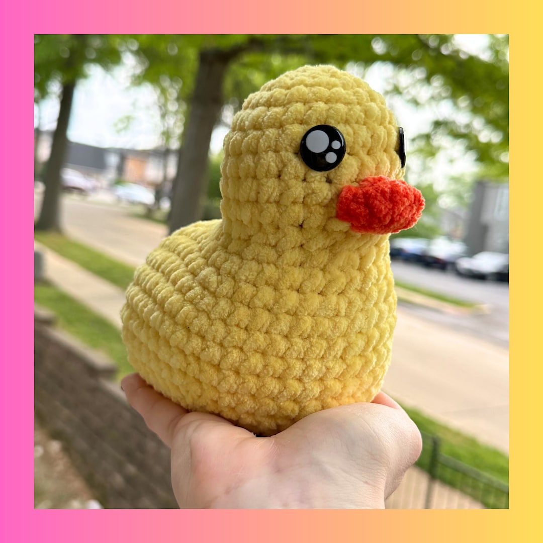 Made to Order Rubber Duck Plushie | Cute Rubber Duck Amigurumi - Etsy