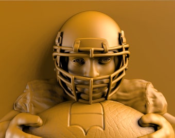 Cnc Football Stl - Etsy