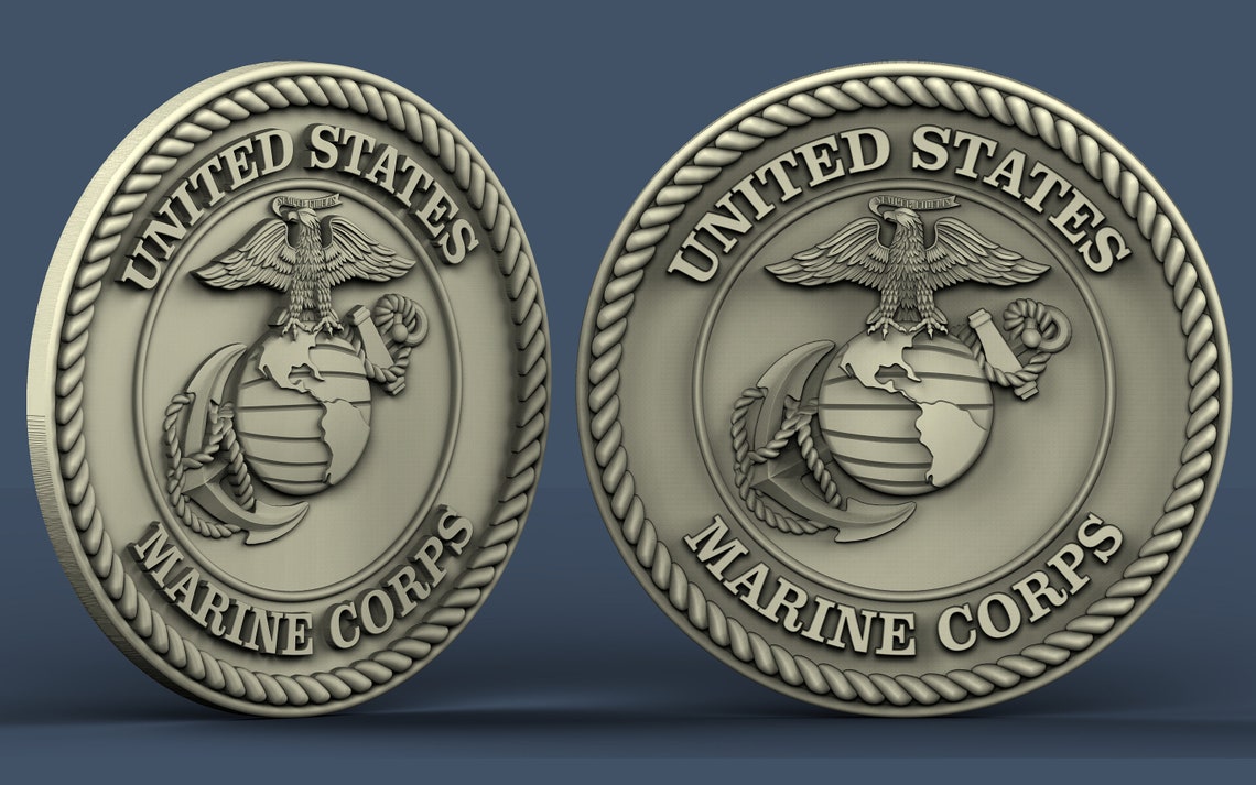 CNC Stlfile Single US Marine Corps Insignia - Etsy