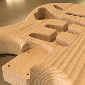 CNC STL Files Electric Guitar Body similar to a Strat - Etsy