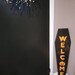 Coffin Welcome Sign Blood Lettering - Etsy