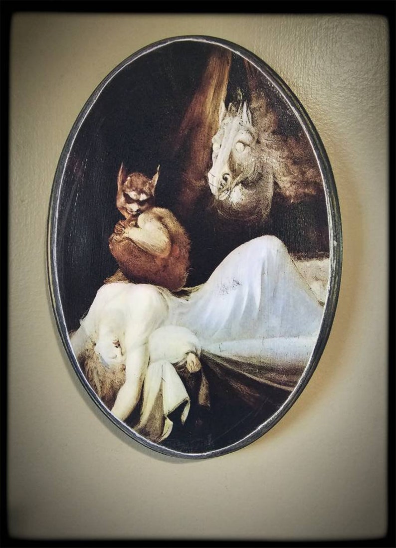 The Nightmare Painting Plaque - Etsy