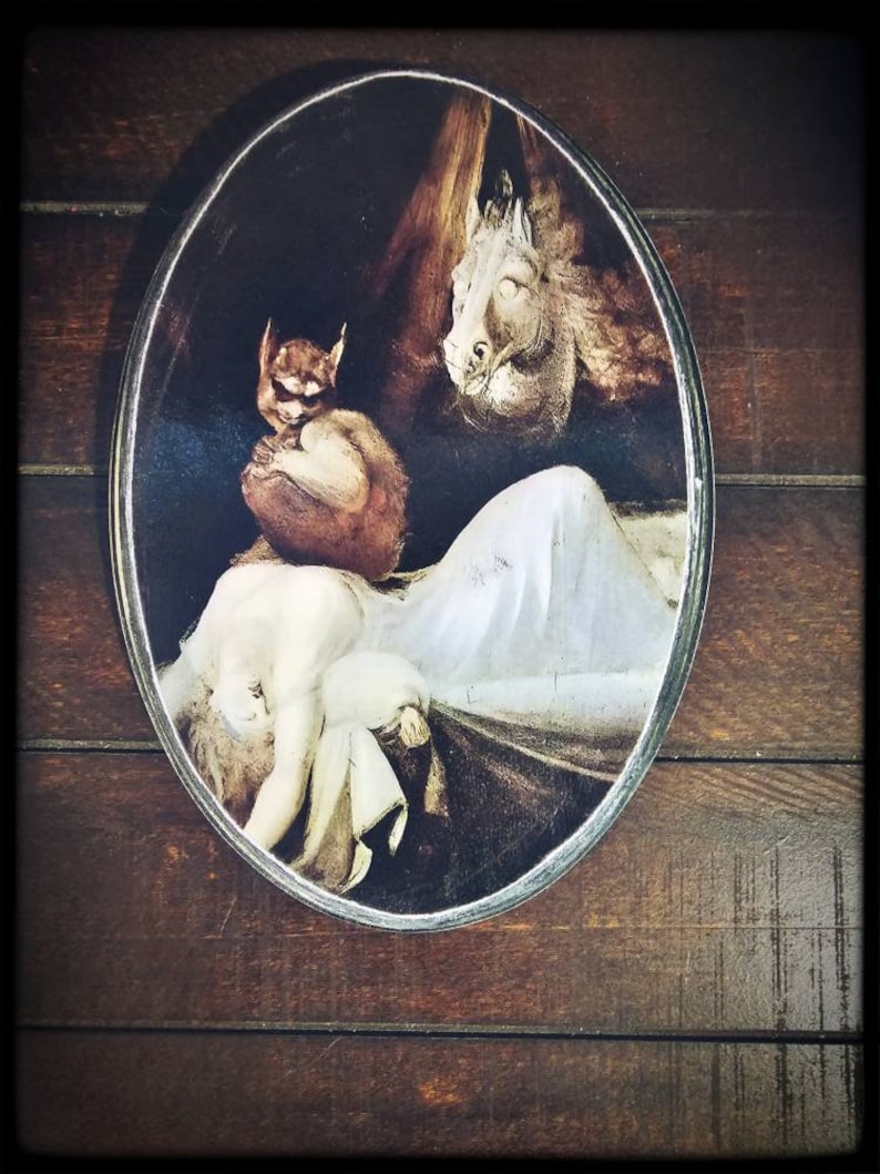The Nightmare Painting Plaque - Etsy