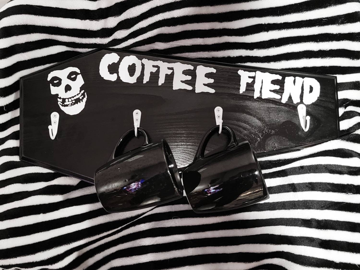 Coffee Fiend the Misfits Coffin Mug Rack and Canister - Etsy