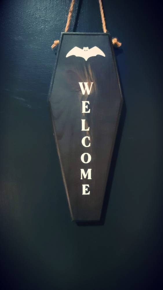 Coffin Welcome Sign! - Etsy