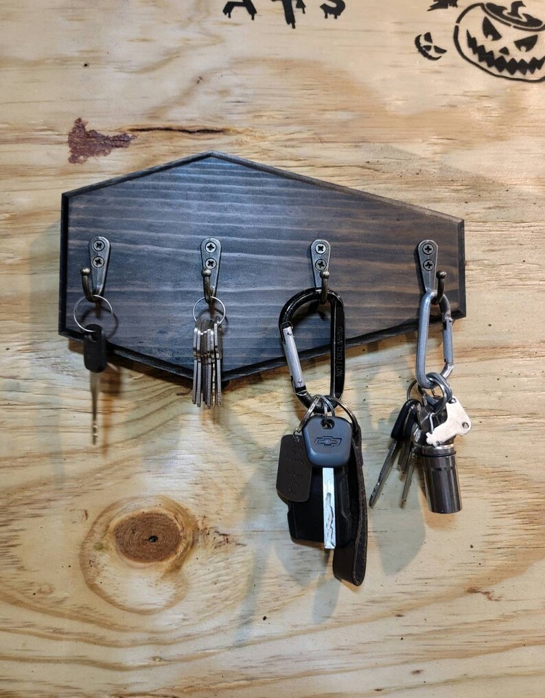 10 Inch Coffin Key Rack - Etsy