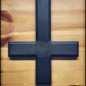 Black Inverted Cross - Etsy