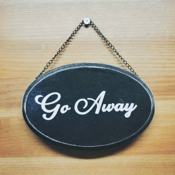 Go Away Sign - Etsy