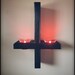 Inverted Cross Candle Holder - Etsy