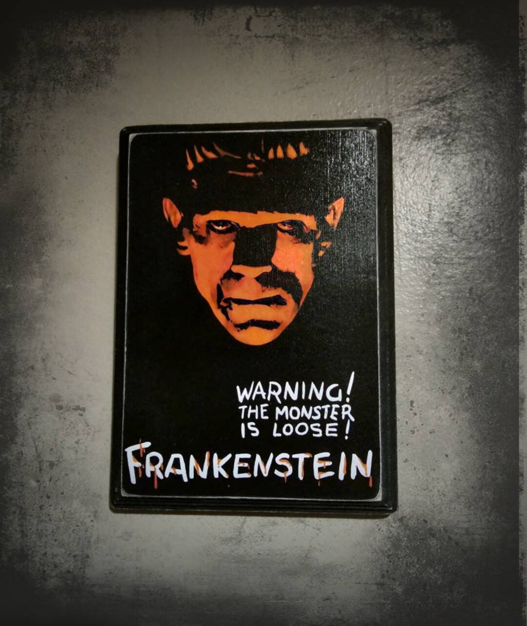 Frankenstein Wall Plaque - Etsy