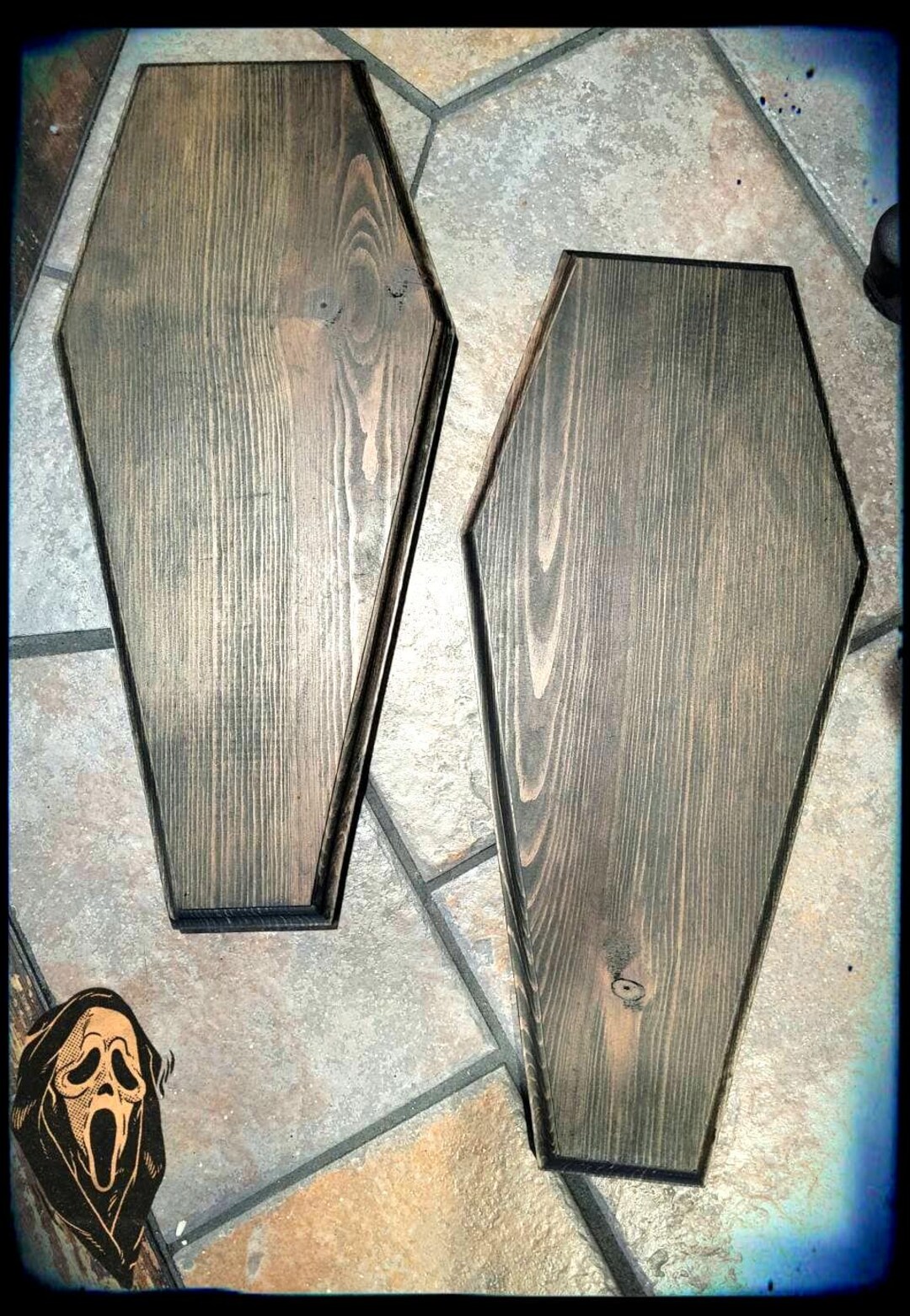 15 Inch Pair of Custom Wood Coffins Wall Decor - Etsy