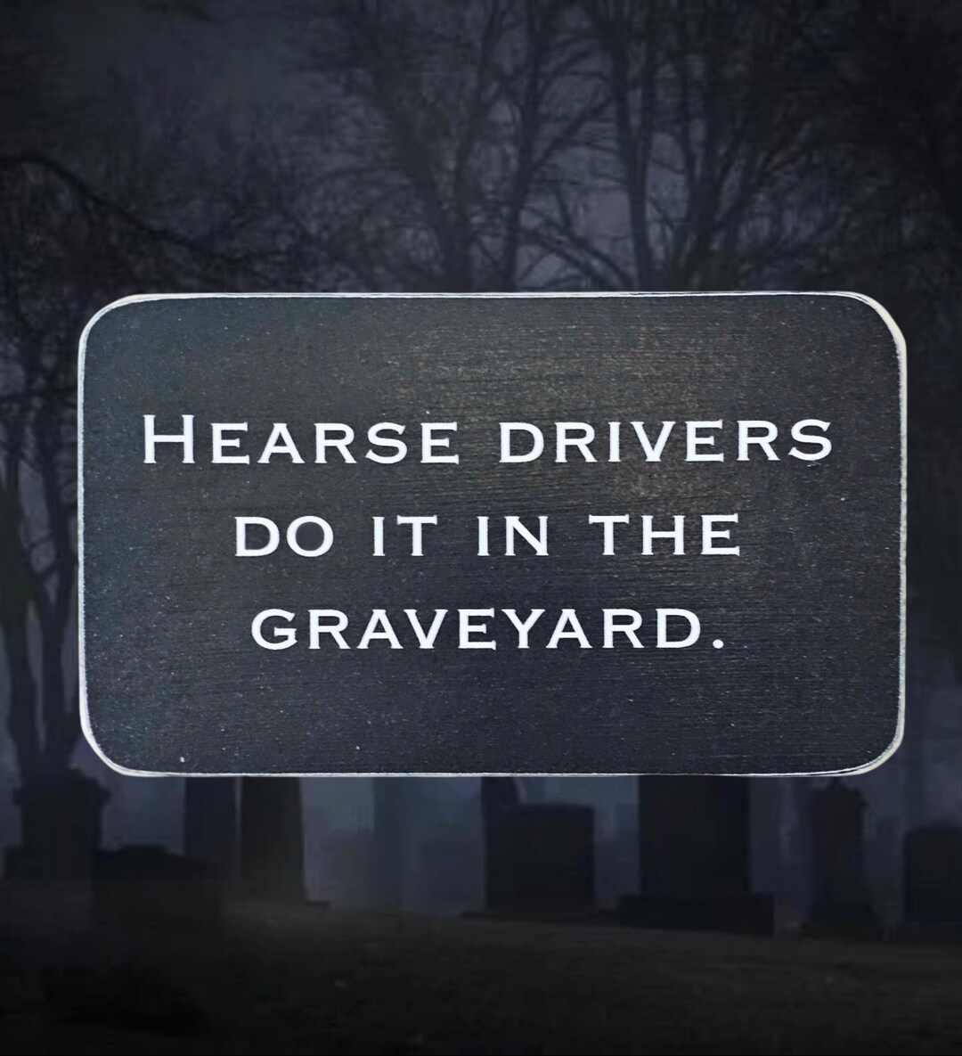 Hearse Drivers Box Sign - Etsy