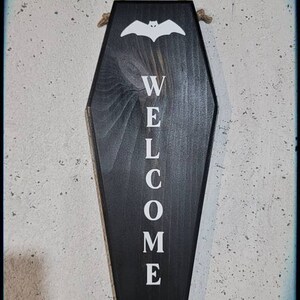 Coffin Welcome Sign! - Etsy