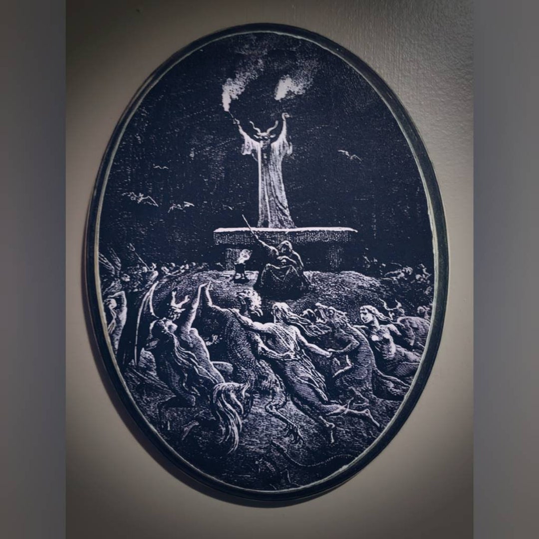 The Dance of the Witches' Sabbath Large Plaque - Etsy