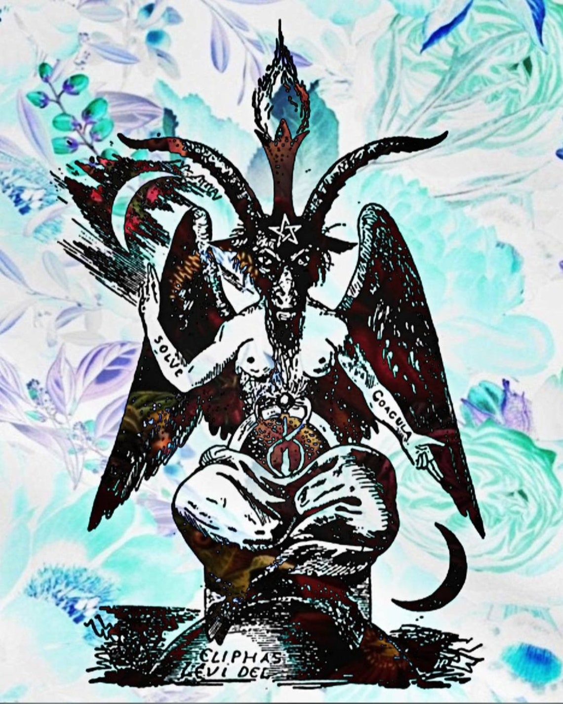 Floral Baphomet - Etsy
