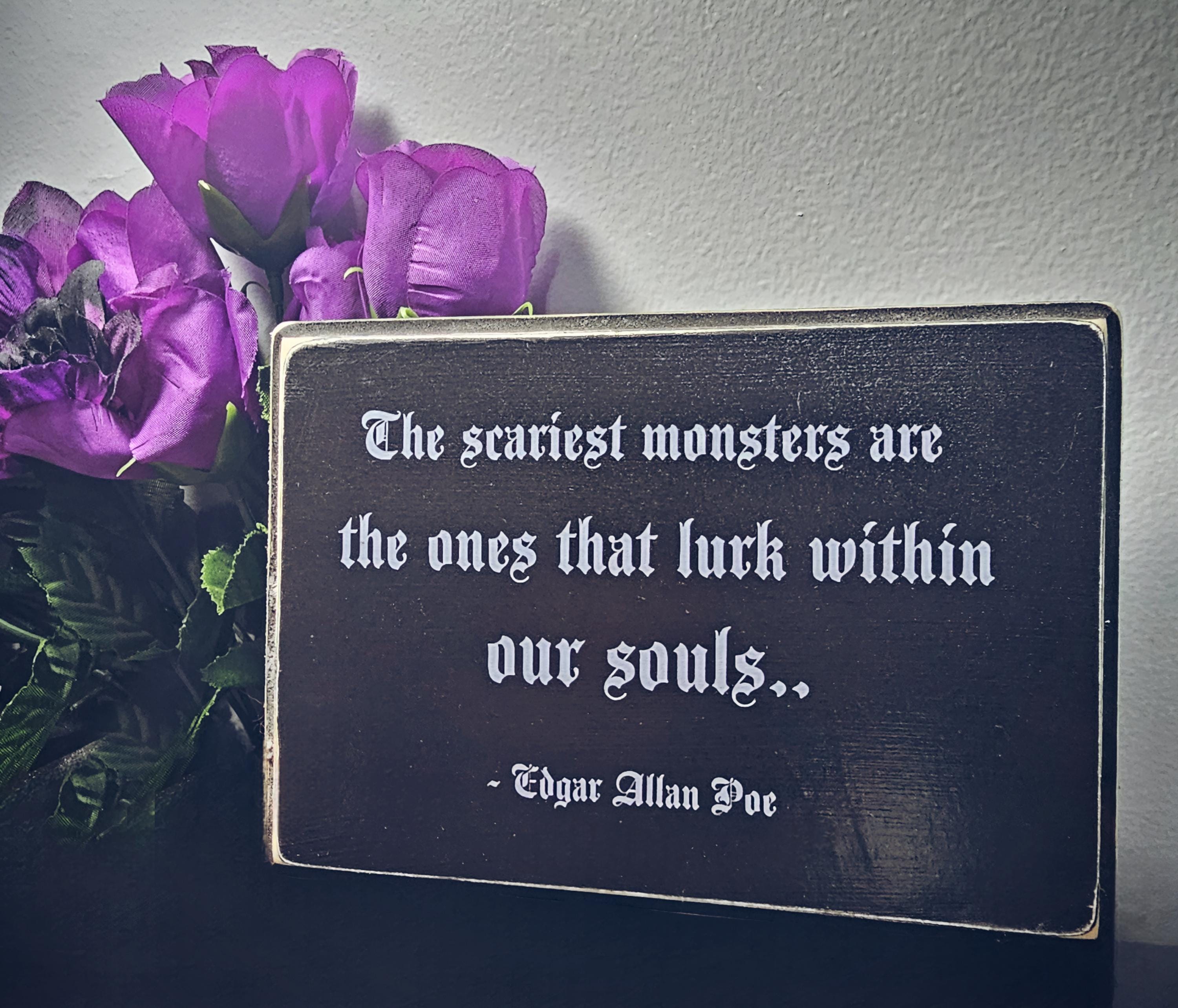Scariest Monsters Wall Plaque - Etsy