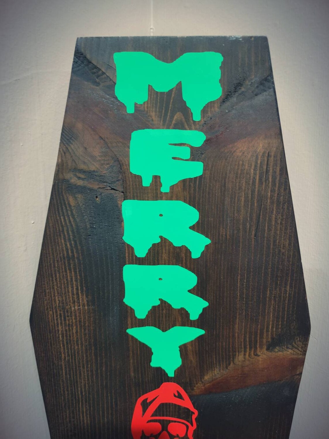 Merry Creepmas Coffin Welcome Sign - Etsy