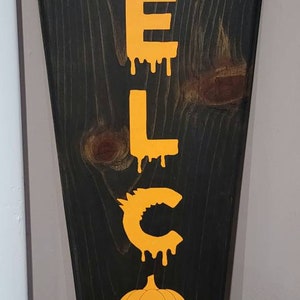 Coffin Welcome Sign Blood Lettering - Etsy