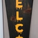 Coffin Welcome Sign Blood Lettering - Etsy