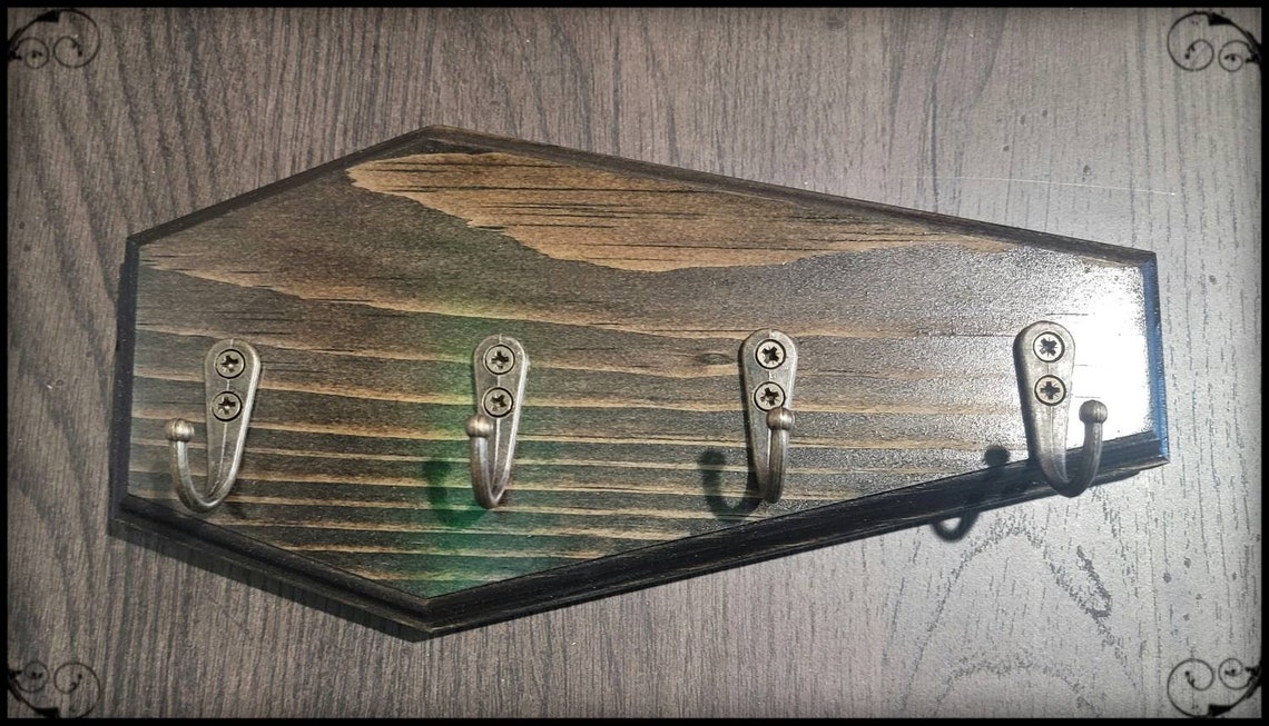 10 Inch Coffin Key Rack - Etsy
