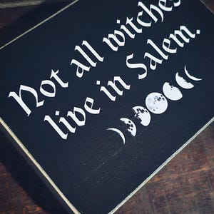 Not All Witches Box Sign - Etsy