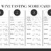 Tasting Party Score Card Bundle | Instant Download | Printable (PDF ...