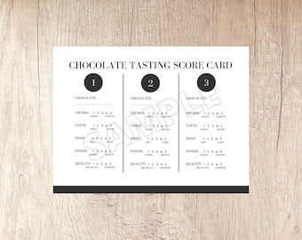 Wine Tasting Party Score Card Instant Download Printable PDF Format - Etsy