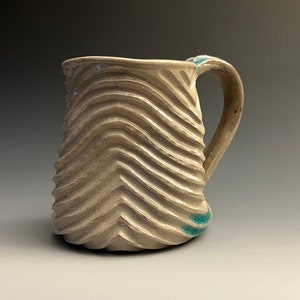 Wave Washed Sand Patterned Coffee or Tea Pottery Mug - Etsy