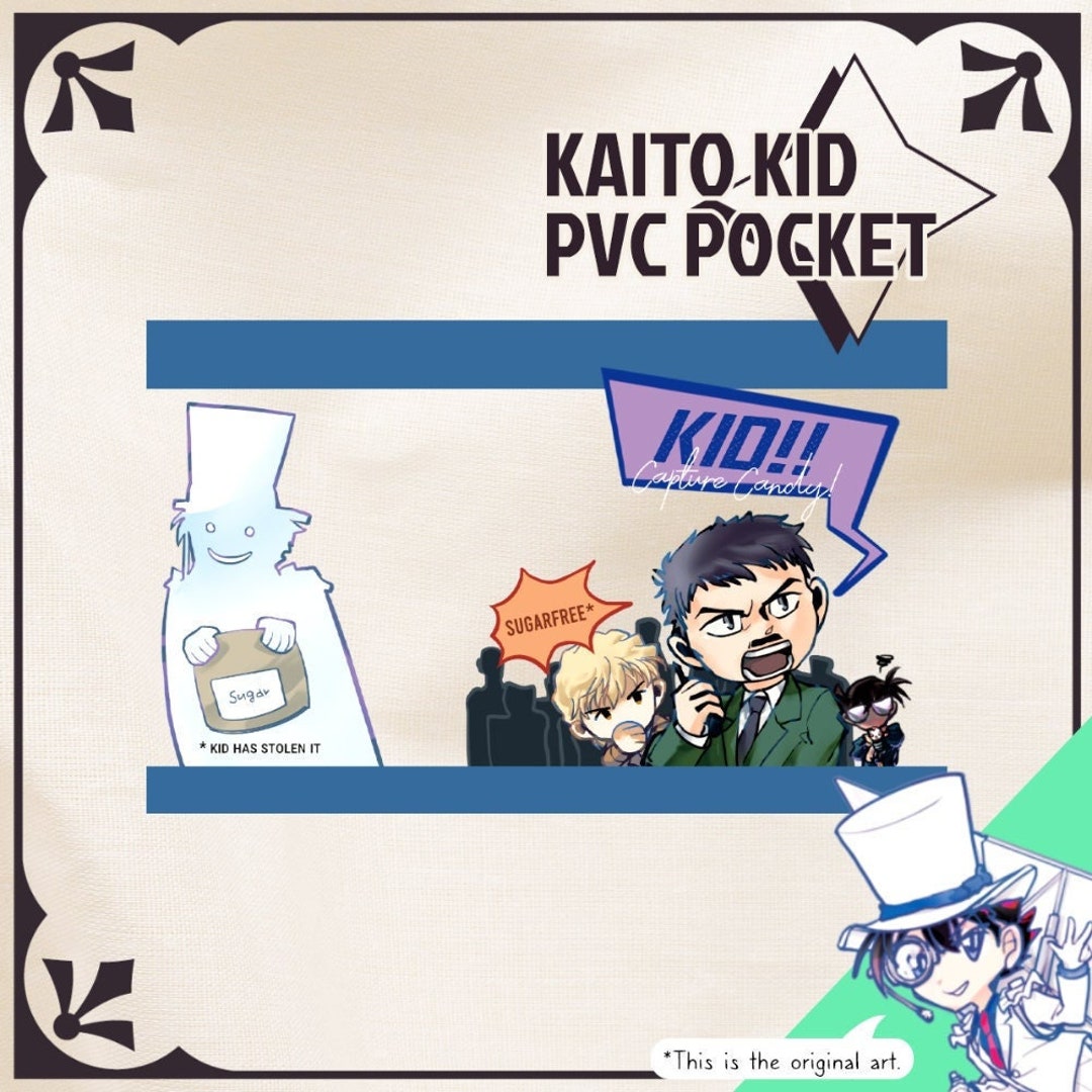 Kaito Kid PVC Pocket - Etsy