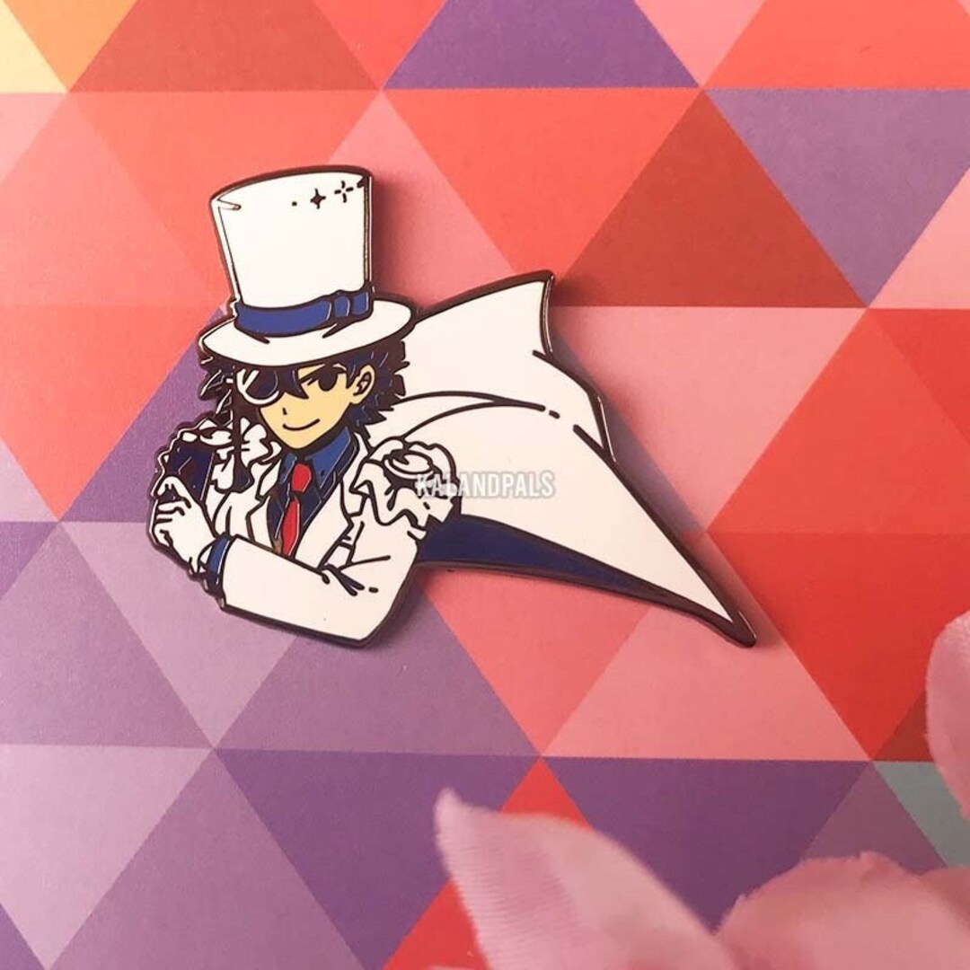 Kaito Kid Enamel Pin - Etsy