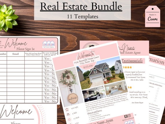 Save 20% Real Estate Marketing Bundle for Realtors - Etsy