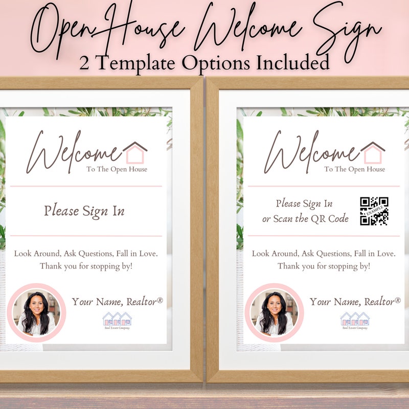 Open House a Frame Signs - Etsy