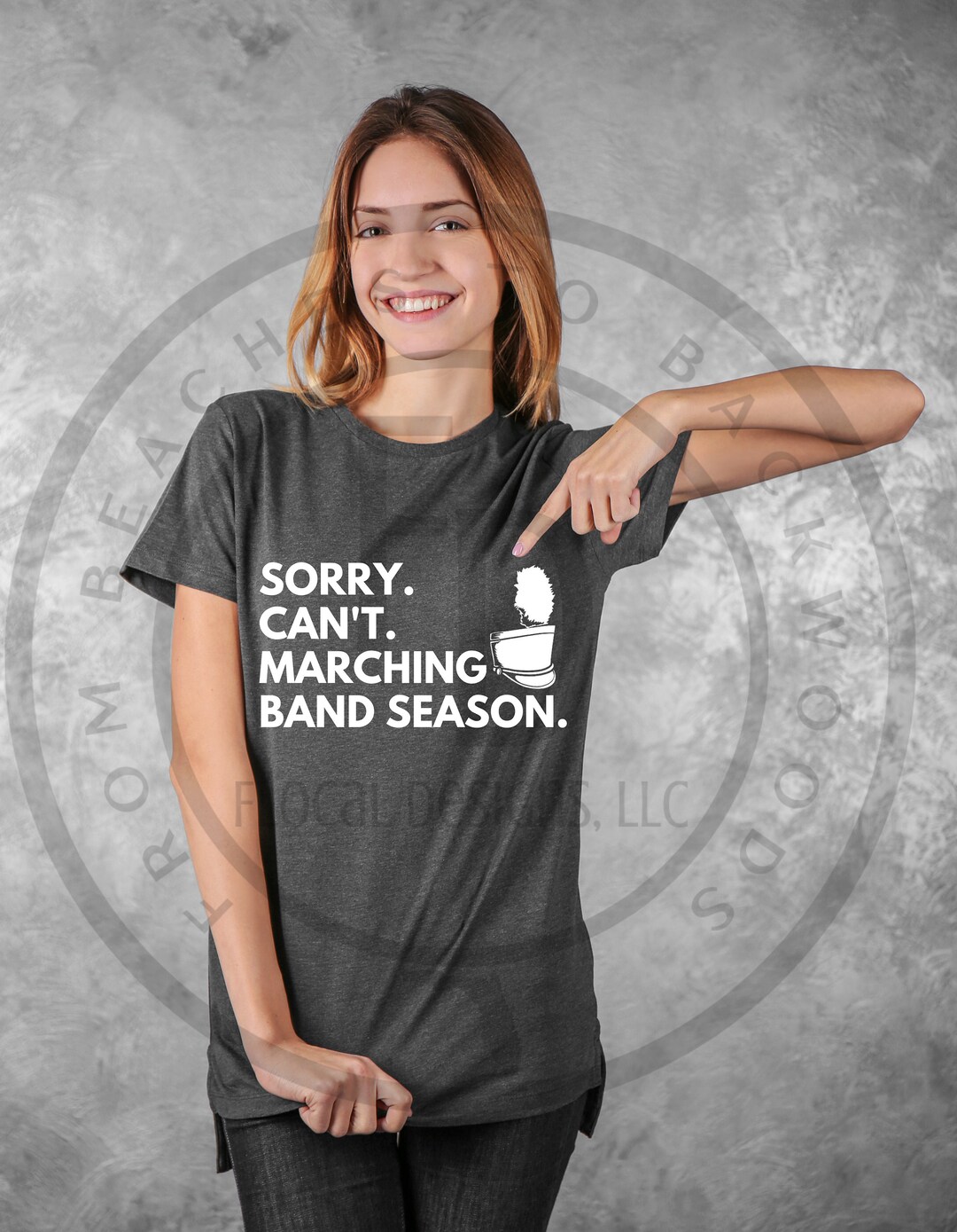 Sorry Can’t Marching Band Season PNG – Funny Band Mom Shirt Design ...