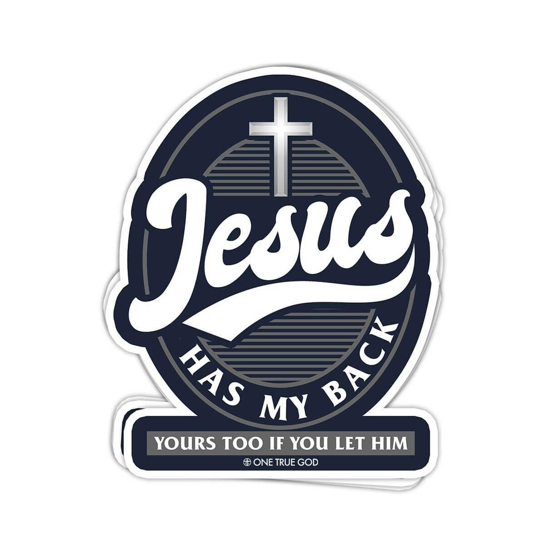 Jesus Has My Back Decals - Etsy