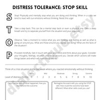 Calming Coping Skills Cards, Vertical, Anxiety, Depression, Mindfulness ...