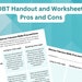 DBT Skills Pros and Cons Distress Tolerance Handout and Worksheet - Etsy