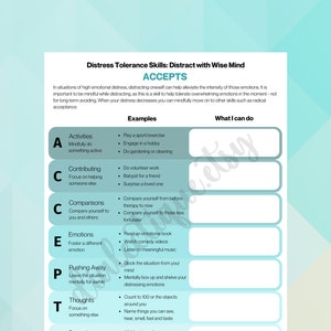 DBT Wise Mind Accepts Skill Worksheet - Dialectical Behaviour Therapy ...