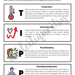 DBT Crisis Survival Skills - Distress Tolerance Skills Bundle With 9 ...