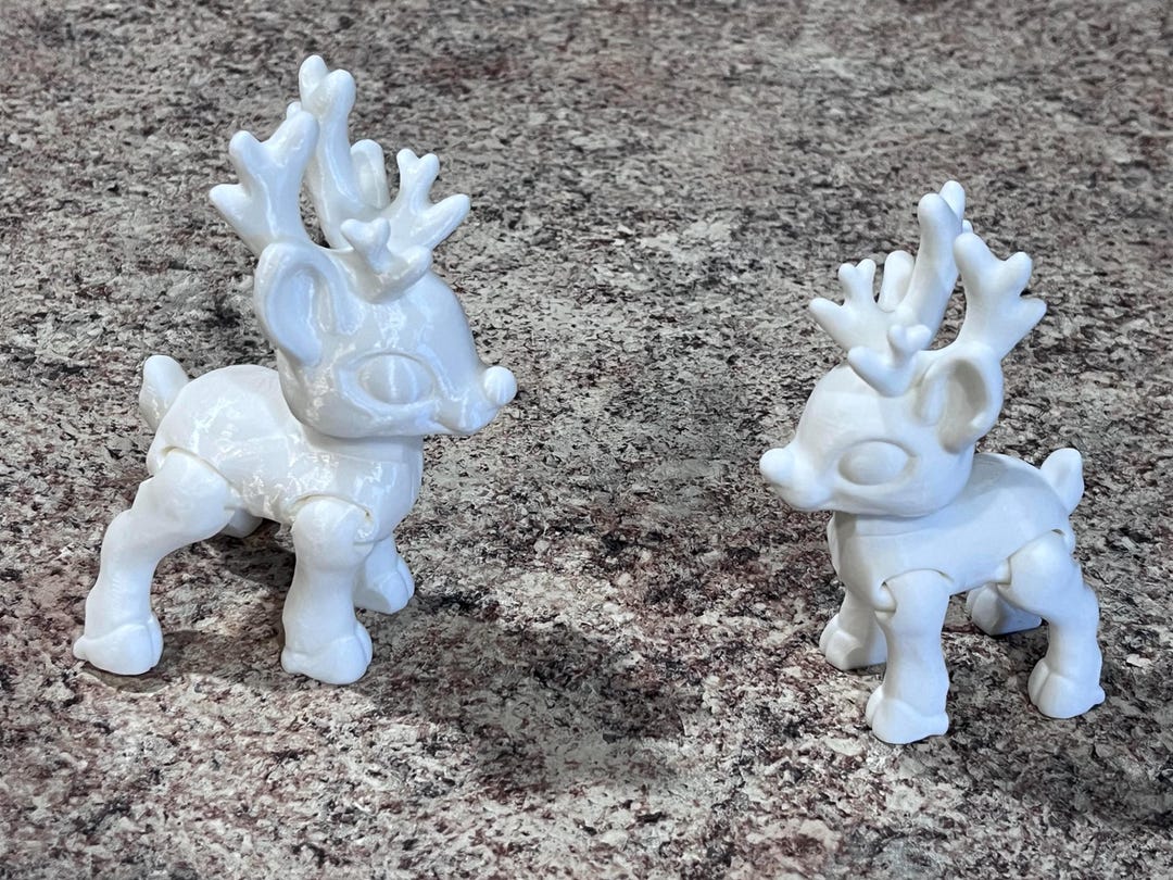 Articulating Rudolph Reindeer 3d Printed - Etsy