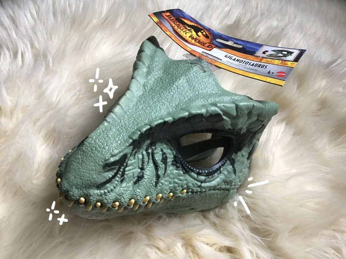 Giga Mask Dino Raptor Mask Giganotosuarus Mask Dinosaur - Etsy