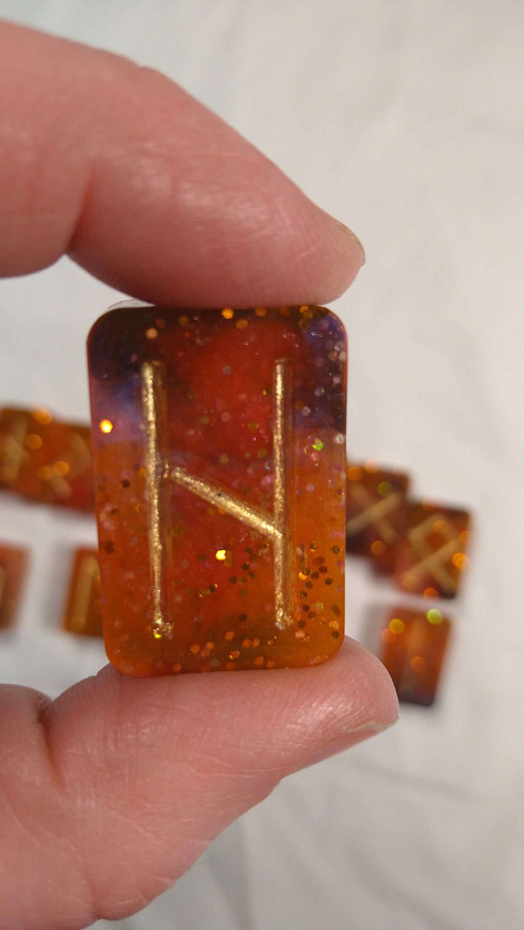 Handmade Resin Runes - Etsy UK