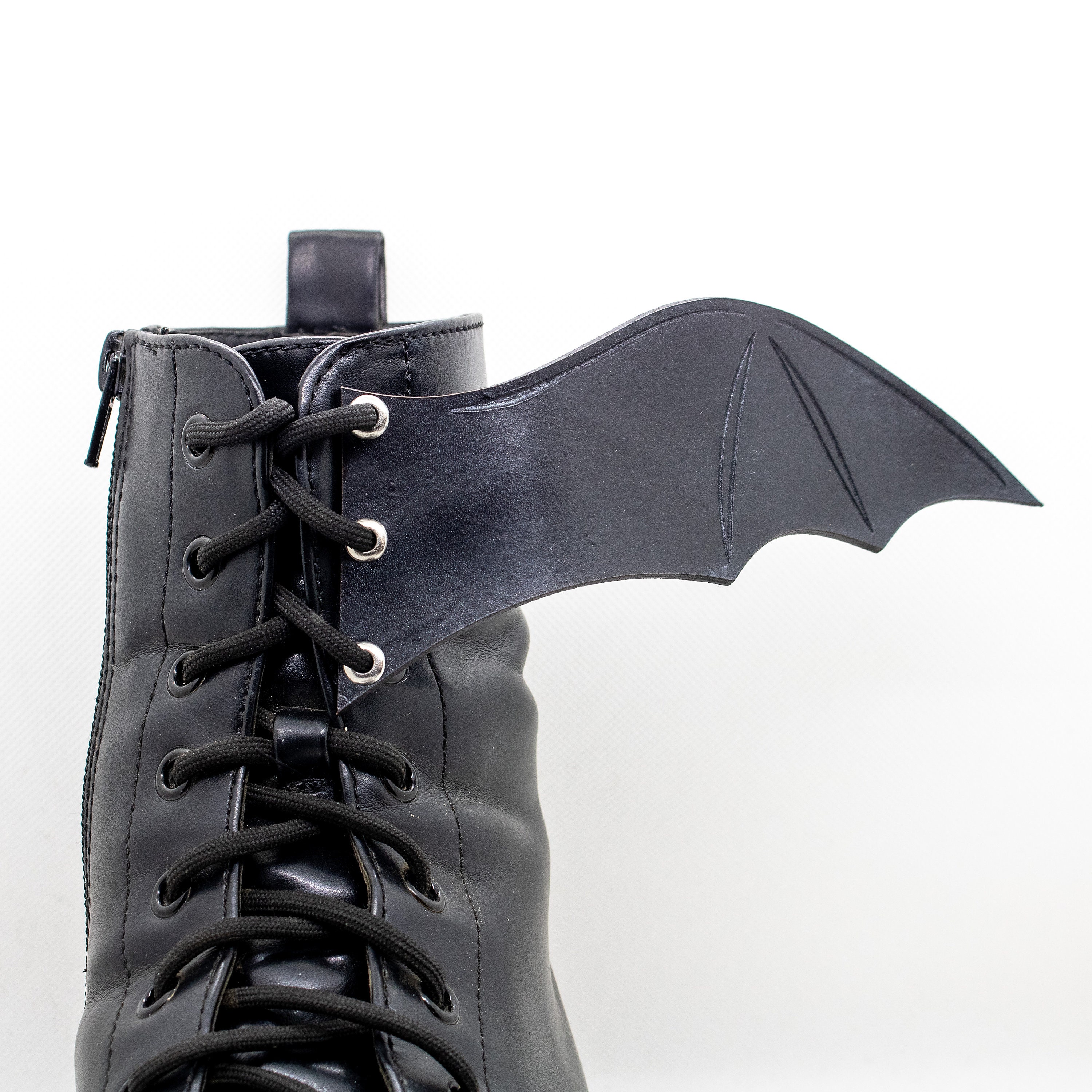 Boot Bat Wings, Shoe Wings, Skate Wings, Roller Skate Wings, Black Bat ...