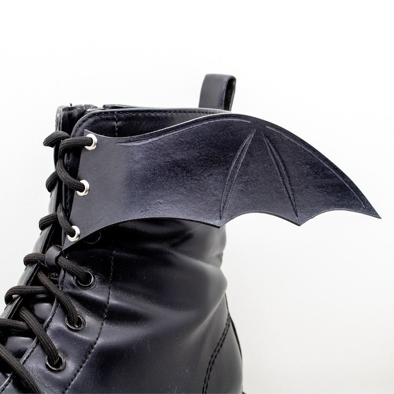 Boot Bat Wings, Shoe Wings, Skate Wings, Roller Skate Wings, Black Bat ...