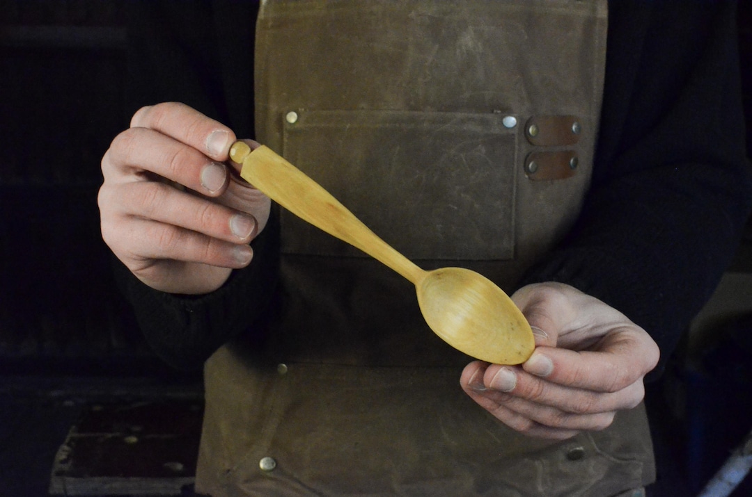 Hand Carved Birch Spoon - Camping and Bushcraft Spoon - Etsy