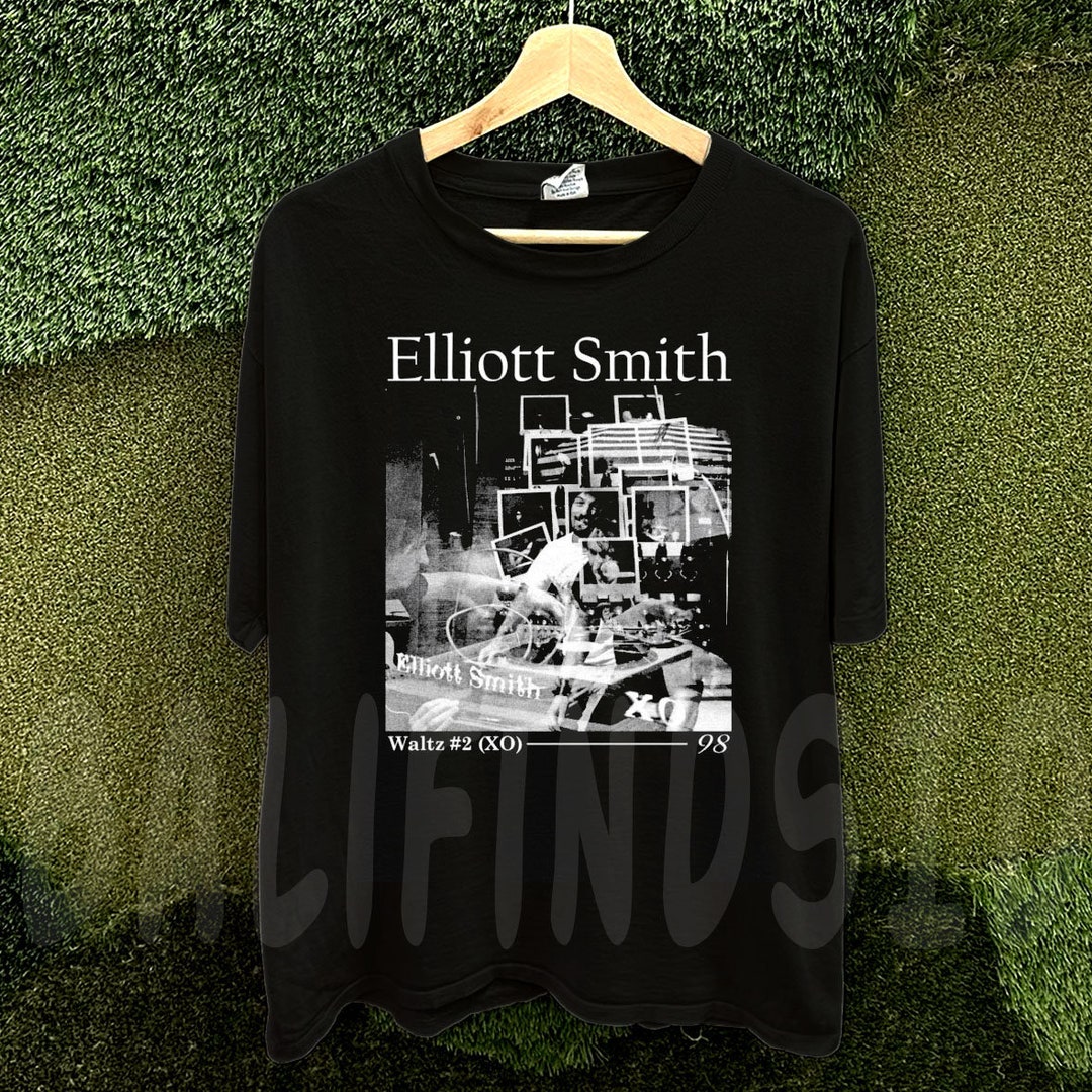 Elliott Smith Unisex T-shirt - XO 1998 Album Tee - Rock Music Band ...