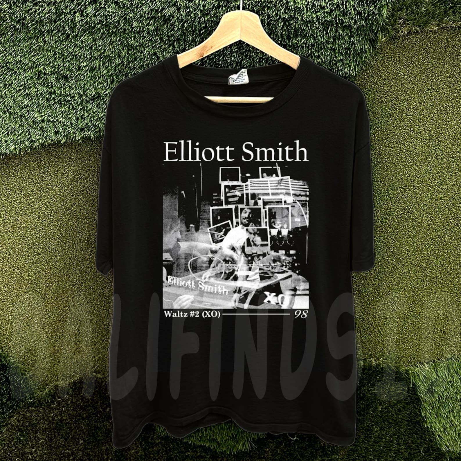 Elliott Smith Unisex T-shirt XO 1998 Album Tee Rock Music Band Shirt ...