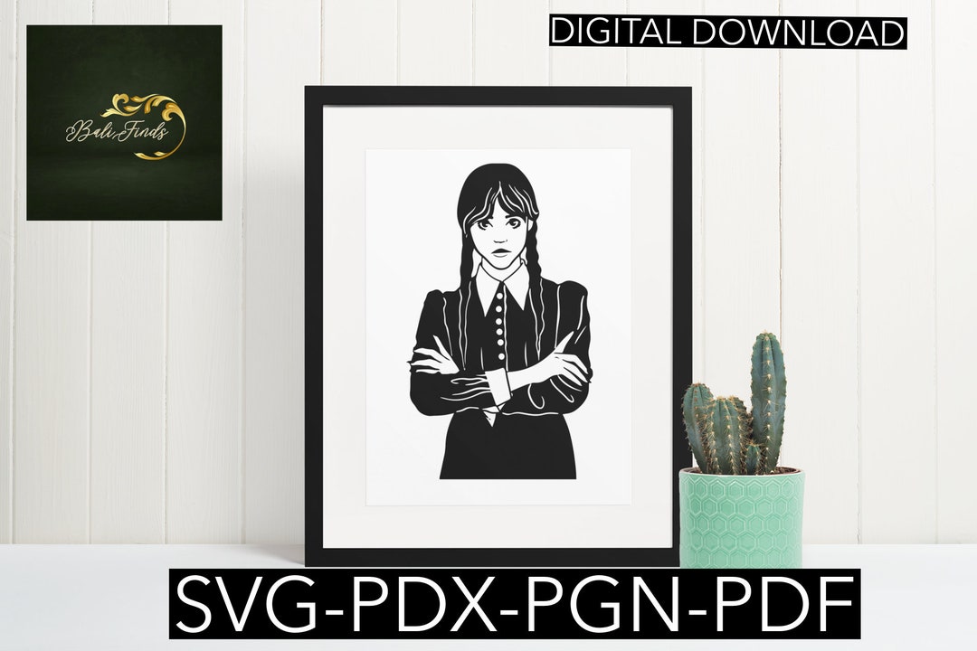 Wednesday Violin SVG wednesday Png Wednesday the Family - Etsy