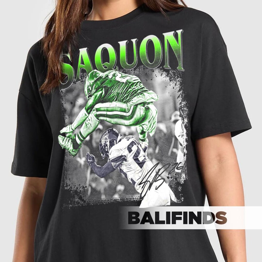Saquon Barkley Football Player Jumping Backwards Vintage Shirt ID - Etsy
